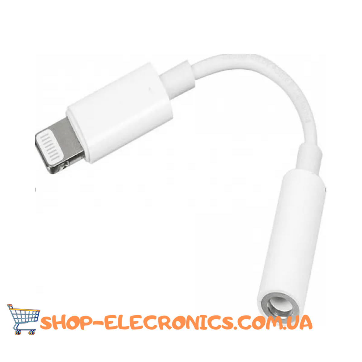 Адаптер (перехідник оригінал) Apple iPhone Lightning to 3.5 мм Original ...